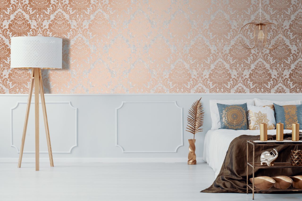 104869 Vliestapete Kintsugi Optik Stein beige gold metallic | Joratrend ...